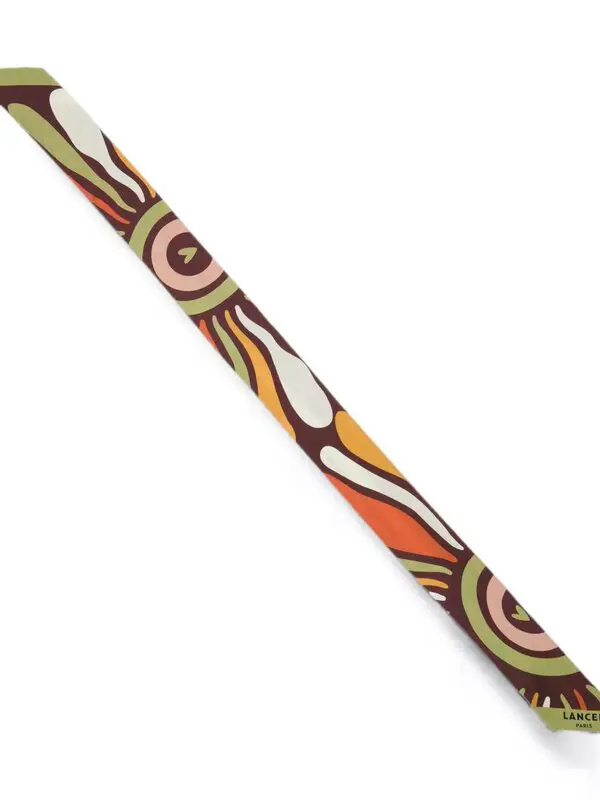 LANCEL Printed Silk Headband