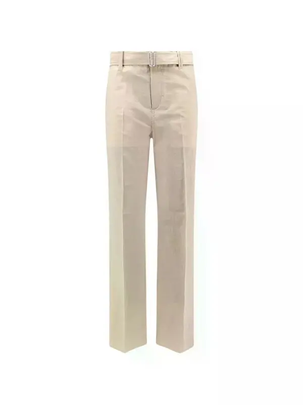 LARDINI Belted Tailored Trousers - Neutrals