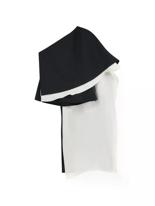 RÓHE One-shoulder Top - Black