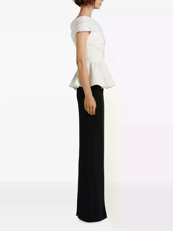 Safiyaa Sidha High-waisted Column Maxi Skirt - Black