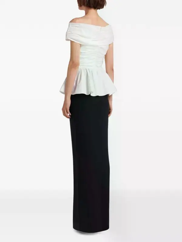 Safiyaa Sidha High-waisted Column Maxi Skirt