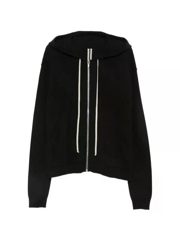 Rick Owens Zip-up Drawstring Hoodie