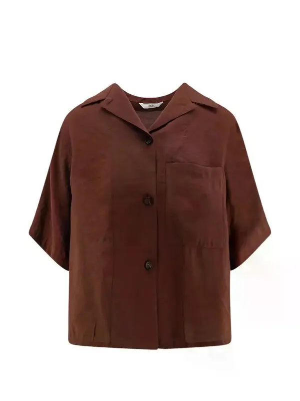 HEVO Novoli Short-sleeve Shirt - Brown