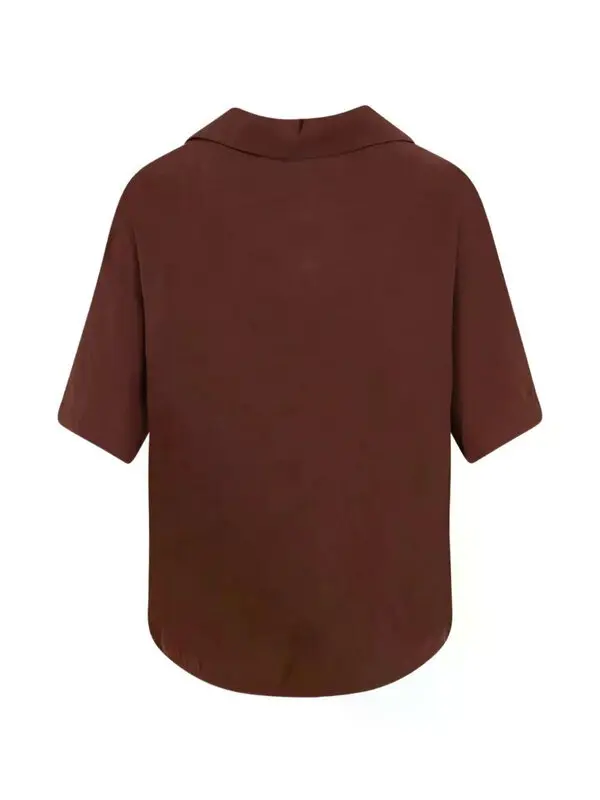 HEVO Novoli Short-sleeve Shirt - Brown