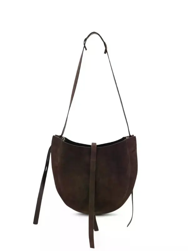 MINOBOSSI Lizzie Suede Shoulder Bag - Brown