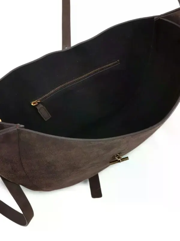 MINOBOSSI Lizzie Suede Shoulder Bag - Brown