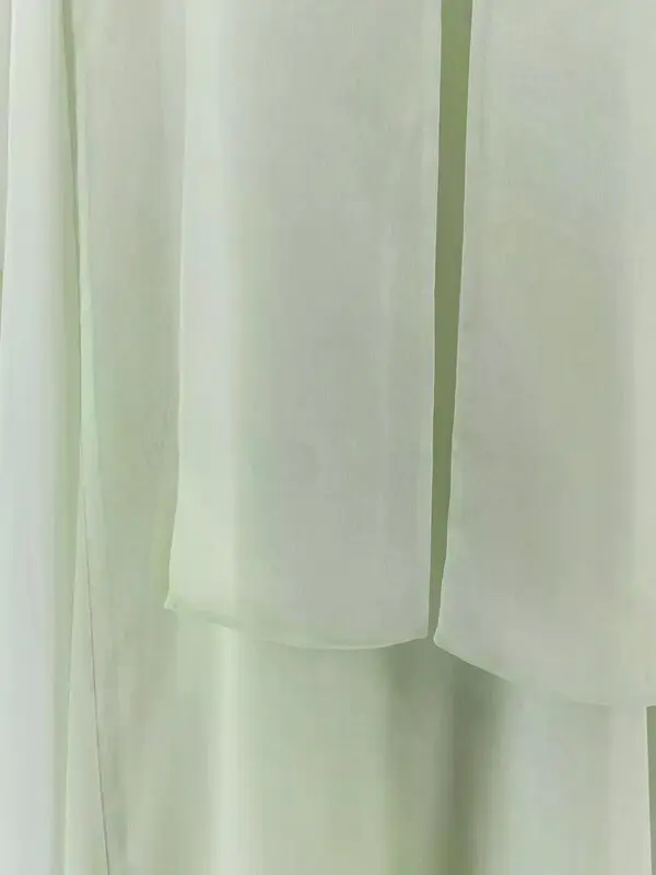 Alberta Ferretti Chiffon Maxi Dress