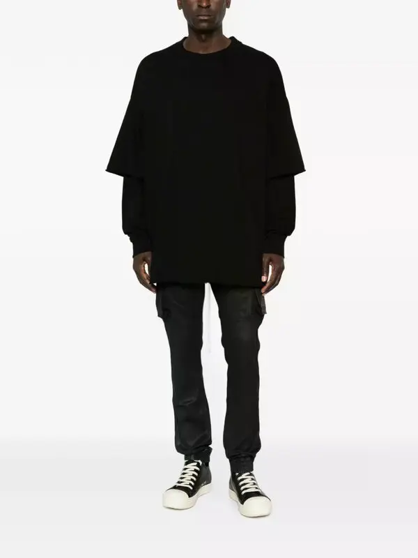 Rick Owens Layered-sleeve Oversized T-shirt