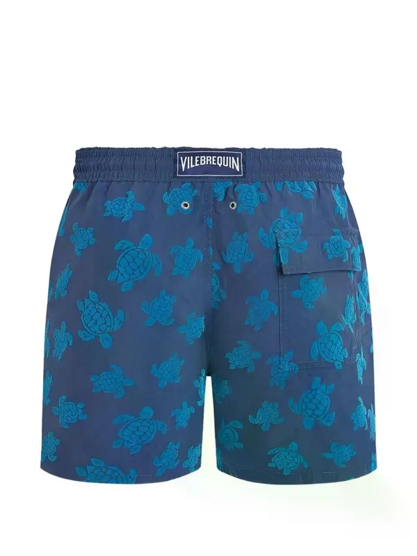 Vilebrequin Turtle-print Drawstring Swim Shorts