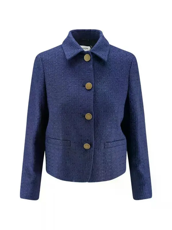 SAULINA Aria Embroidered Jacket - Blue
