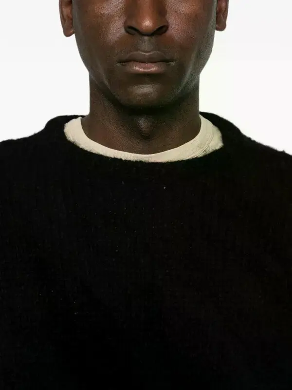 Rick Owens Ribbed-knit Long-sleeve Sweater