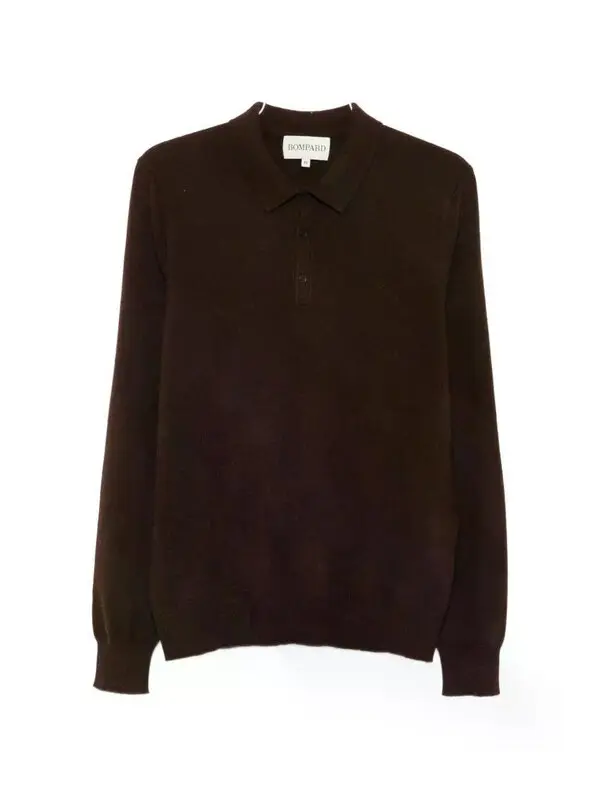 Eric Bompard Long-sleeve Cashmere Polo Shirt
