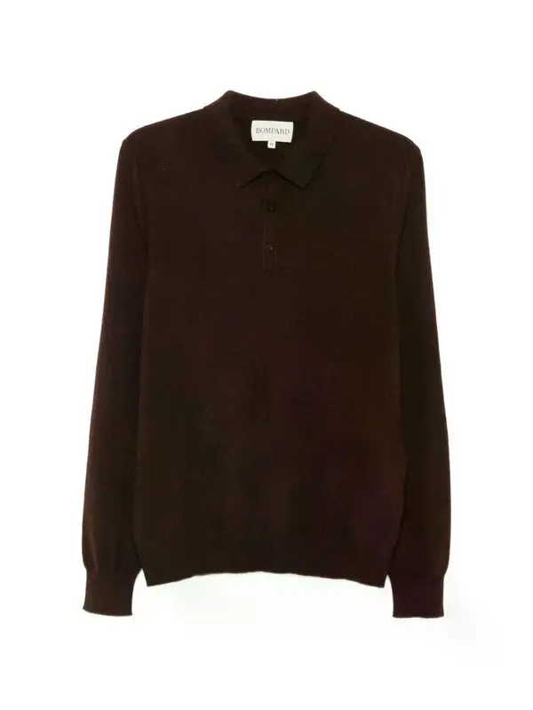 Eric Bompard Long-sleeve Cashmere Polo Shirt