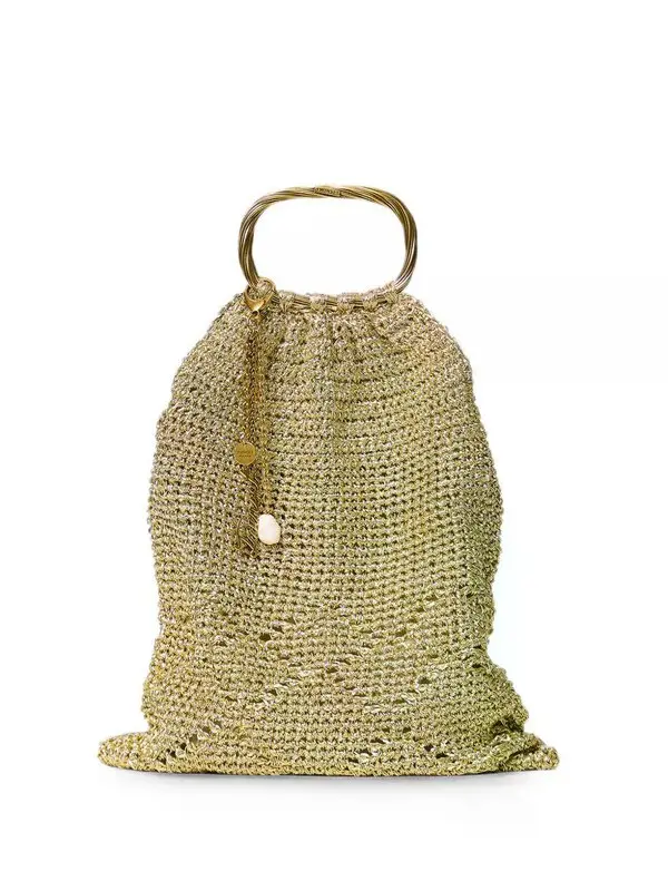 TWINSET Lurex Crochet Handbag