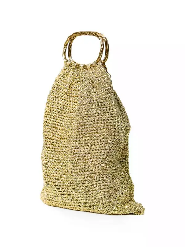 TWINSET Lurex Crochet Handbag
