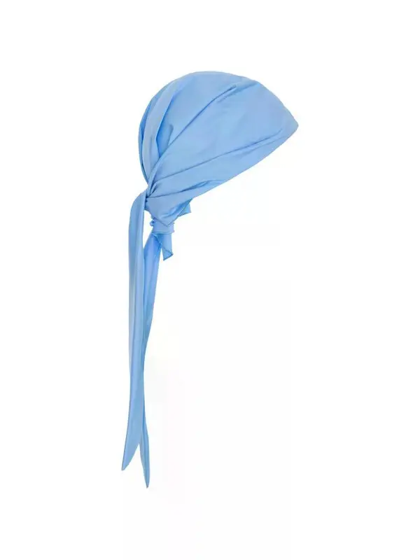 NOIRE SWIMWEAR Self-tie Head Scarf - Blue