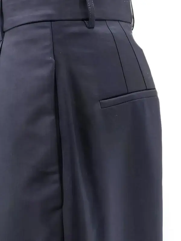 RÓHE Pleated Mohair-blend Trousers