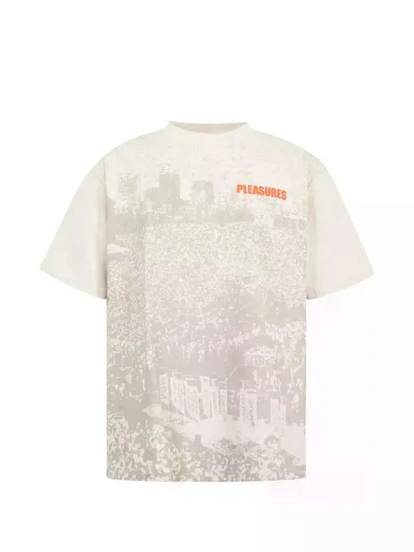 PLEASURES Cup T-shirt - Neutrals