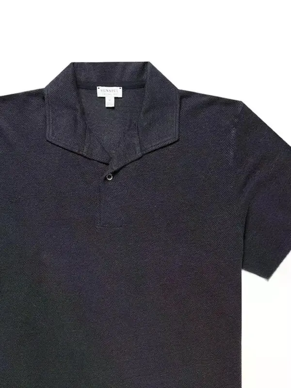 Sunspel Short-sleeve Polo Shirt - Blue