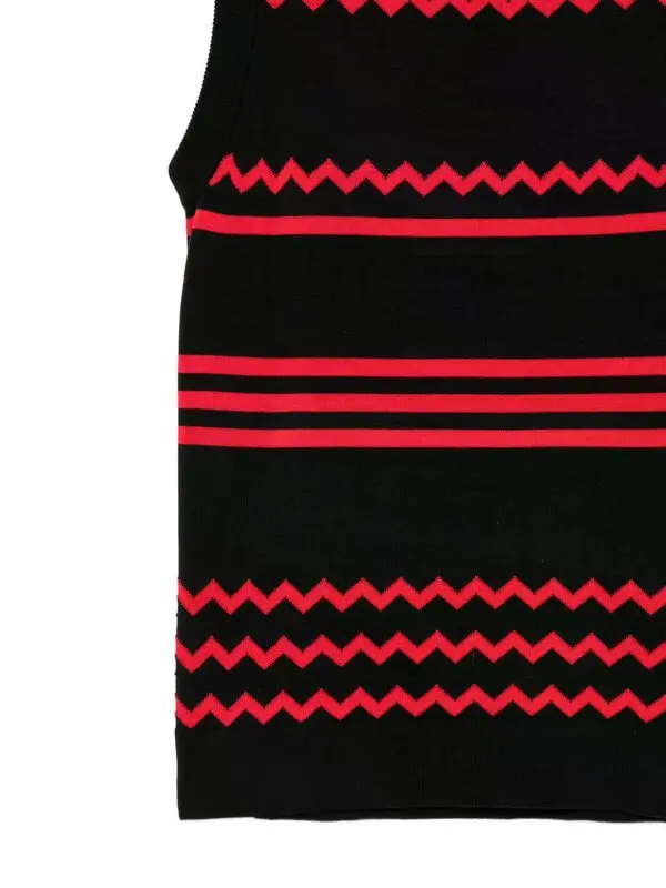 Cynthia Rowley Zigzag Knitted Tank