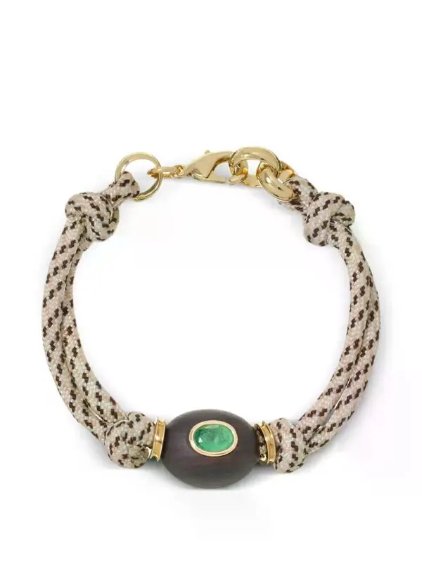ROXANNE ASSOULIN Sesame Knotted Cord Bracelet - Neutrals
