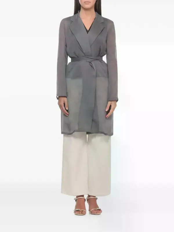 EMME Sheer Belted Coat