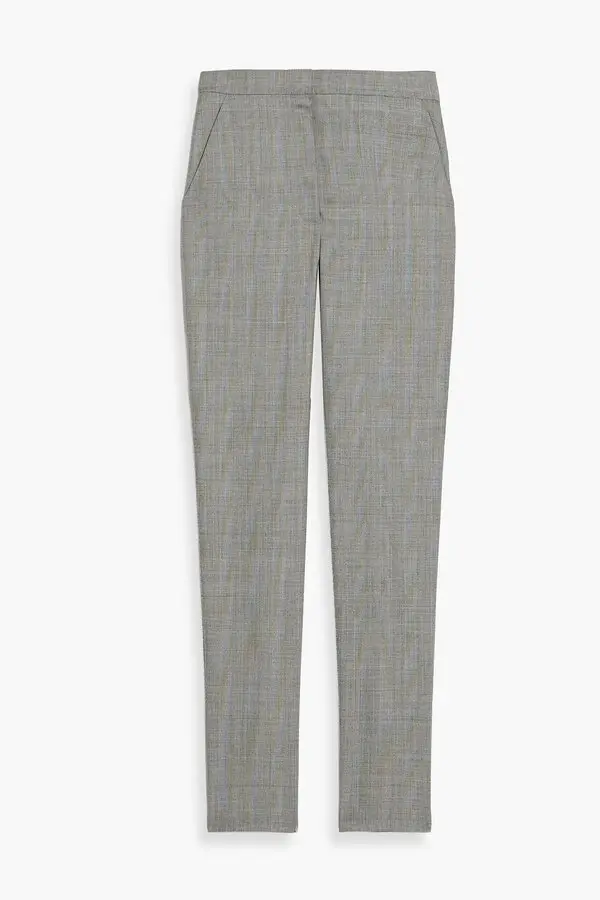 Alexander McQueen Checked Wool Slimleg Pants