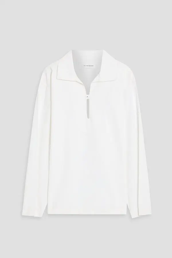 Victoria Beckham Cottonpoplin Top - White