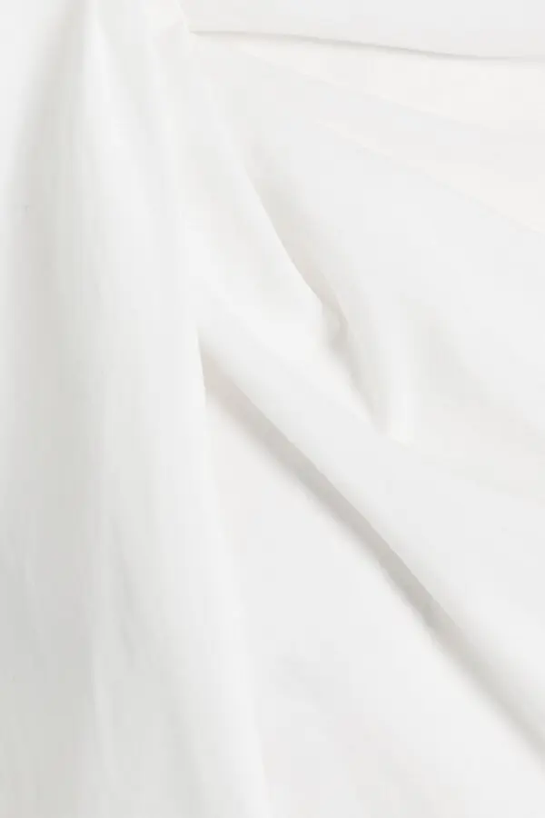 Adam Lippes Feyda Twisted Cottonpoplin Top