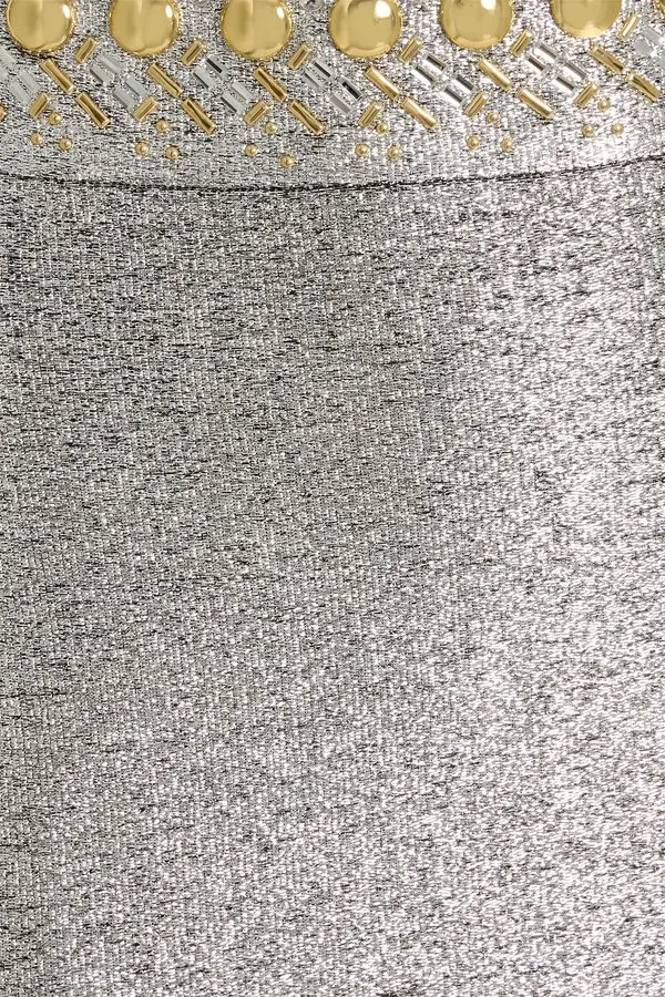 Rabanne Embellished Lamé Maxi Dress
