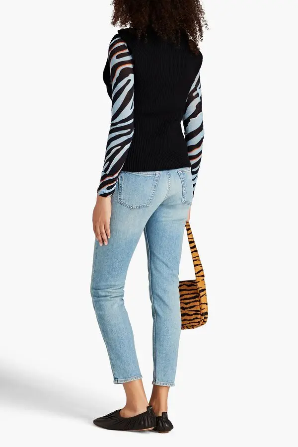 Acne Studios Melk Midrise Tapered Jeans