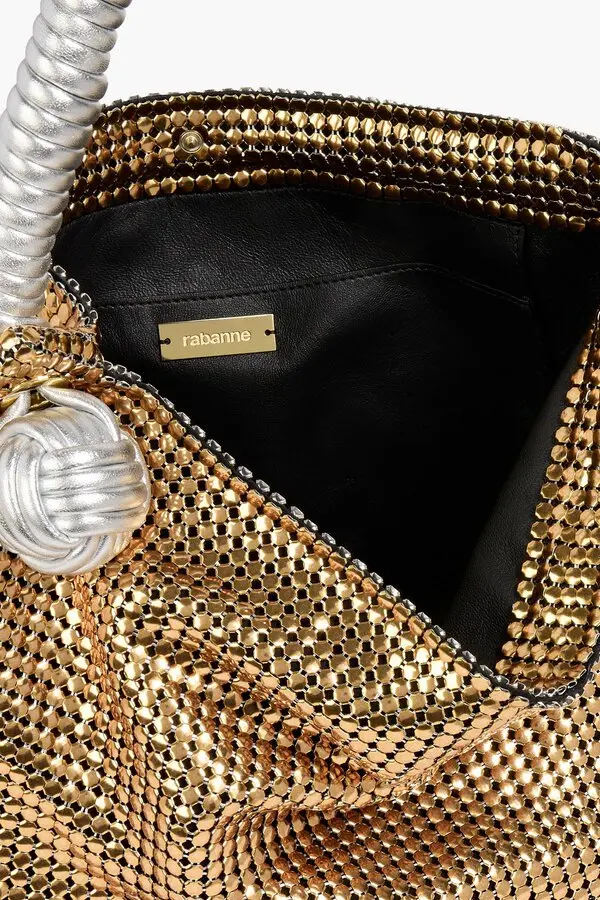Rabanne Pixel Chainmail Shoulder Bag