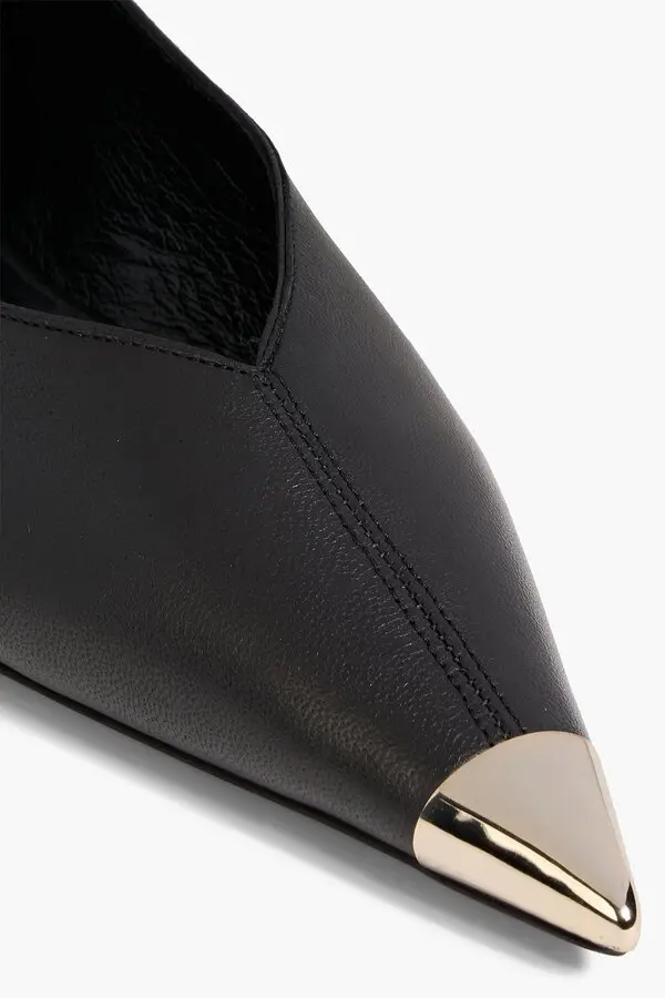 ANINE BING Nina Leather Pointtoe Flats