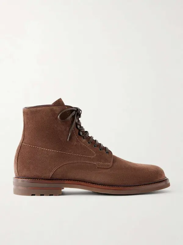 Officine Creative Aston Flexi 003 Suede Lace-up Boots - Brown
