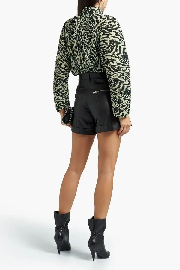 Isabel Marant Étoile Cedar Leather Shorts