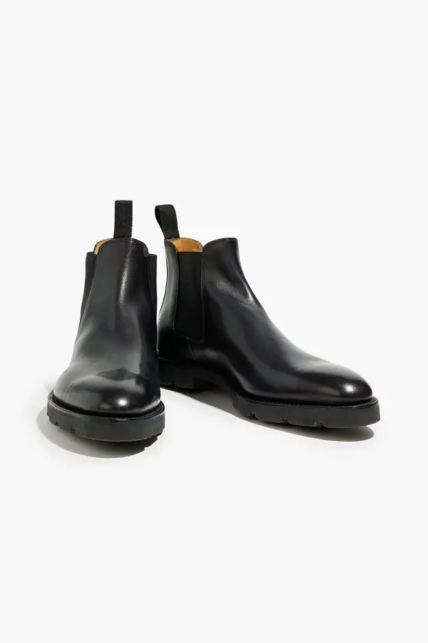 John Lobb Leather Chelsea Boots