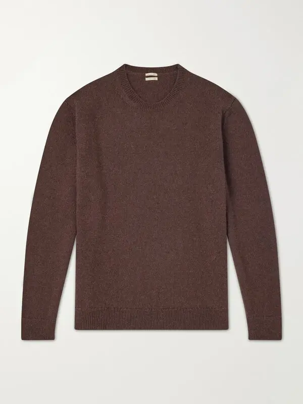 Massimo Alba Cashmere And Alpaca-blend Crew Neck Sweater
