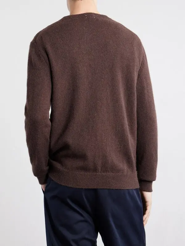 Massimo Alba Cashmere And Alpaca-blend Crew Neck Sweater