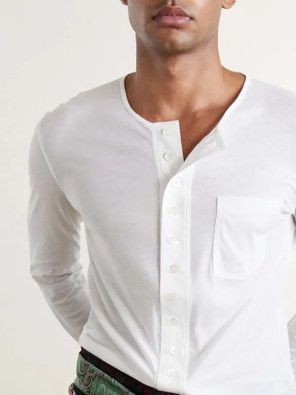 Dries Van Noten Cotton-jersey Cardigan