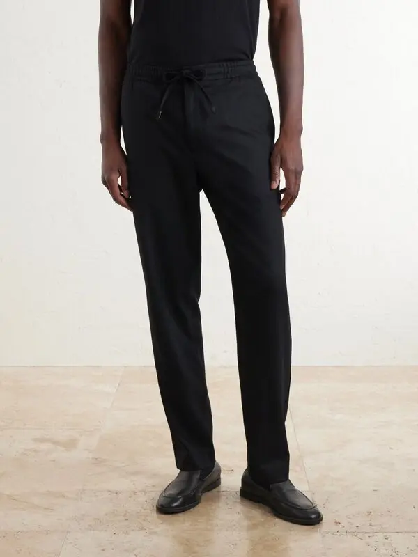 Canali Straight-leg Wool-blend Trousers