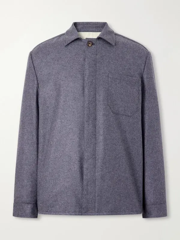 Eleventy Cashmere Overshirt - Gray