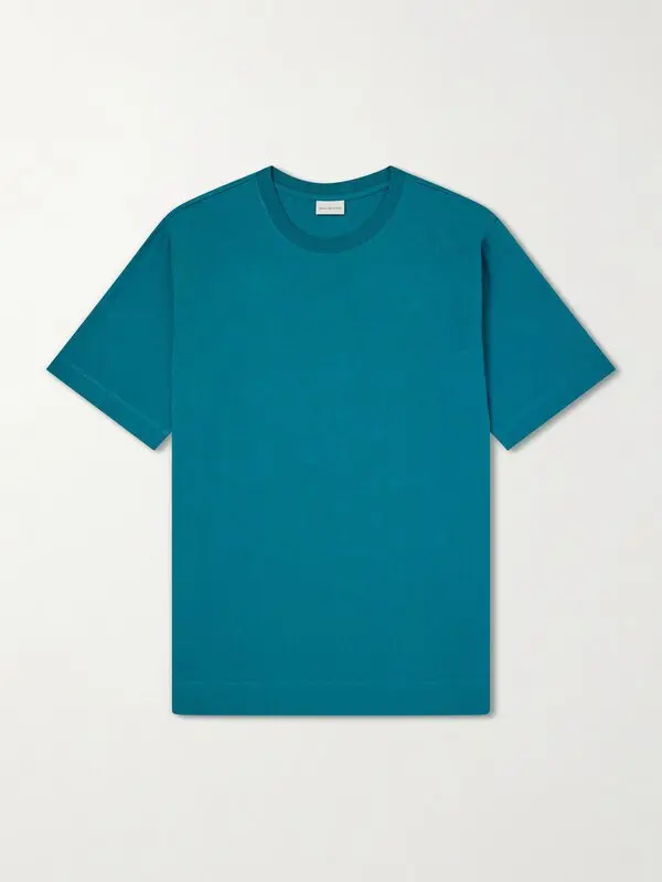 Dries Van Noten Hertz Cotton-jersey T-shirt - Green