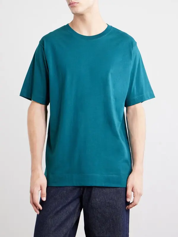 Dries Van Noten Hertz Cotton-jersey T-shirt - Green