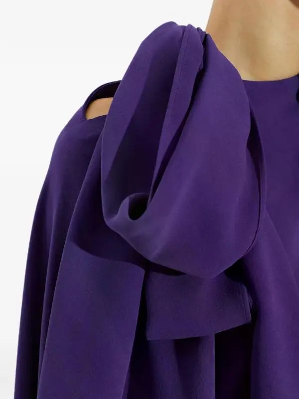 Balenciaga Cady Cape Dress