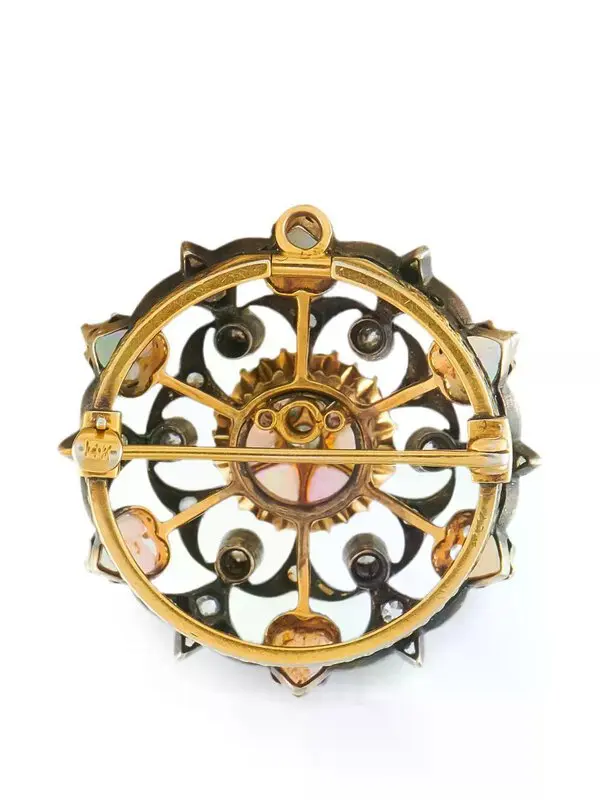 LB EXCLUSIVE Opal And Diamond Brooch