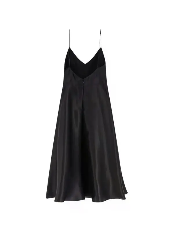 Alberta Ferretti V-neck Flared Midi Dress