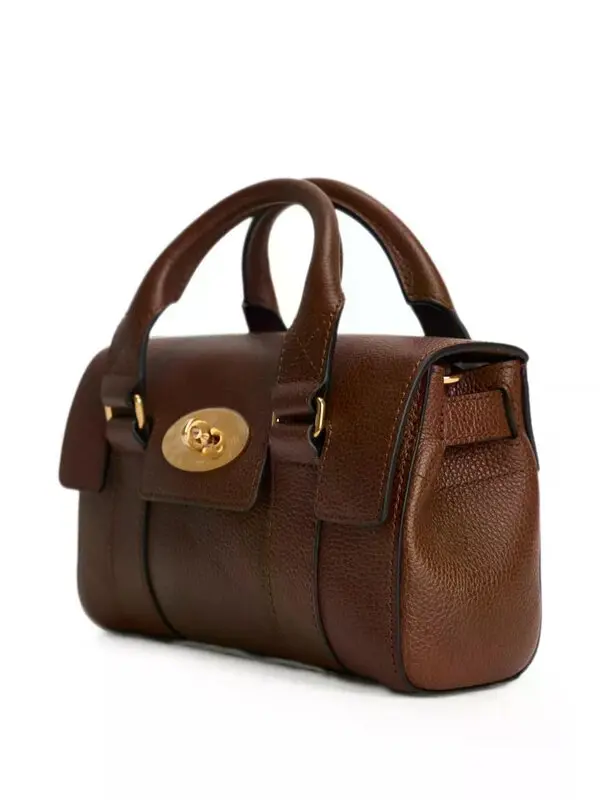 Mulberry Mini Bayswater Grained Tote Bag
