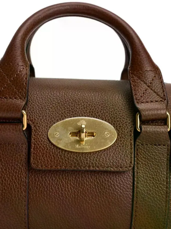 Mulberry Mini Bayswater Grained Tote Bag