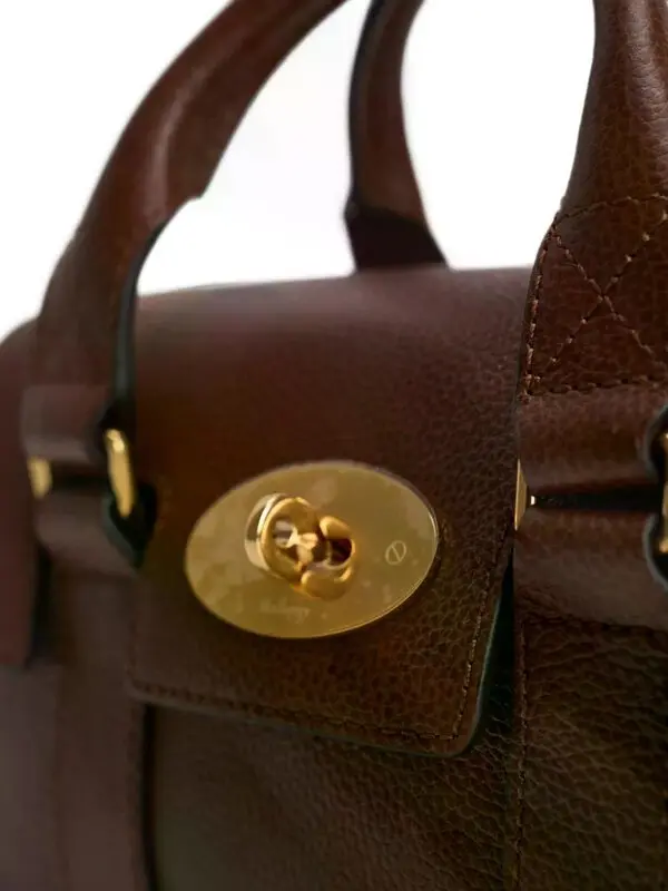 Mulberry Mini Bayswater Grained Tote Bag