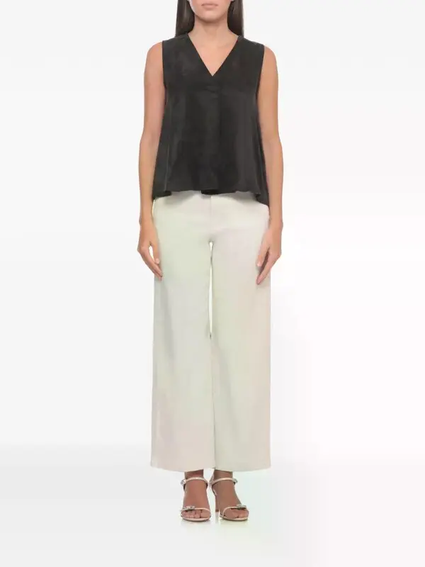 EMME Draped V-neck Top
